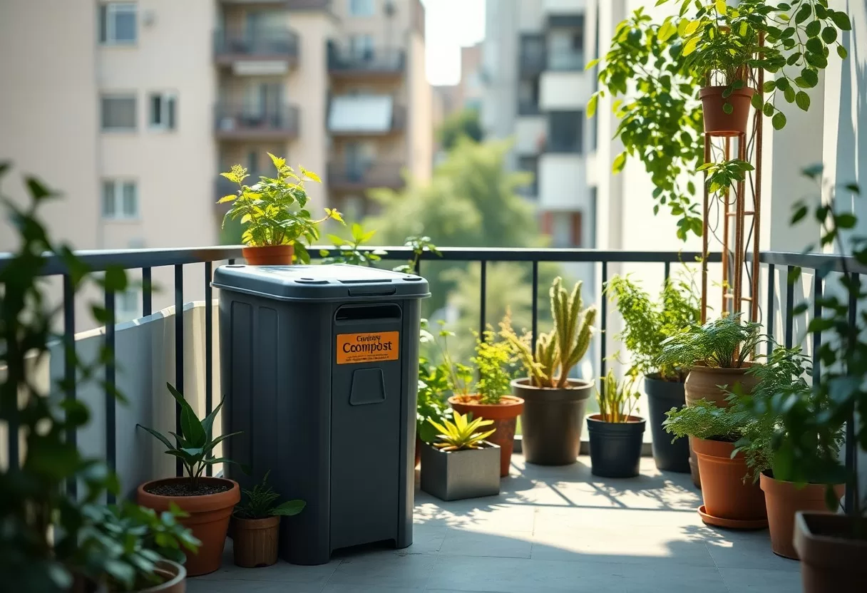 Composting in Small Spaces - Tips for Urban Gardeners - 3D House ...