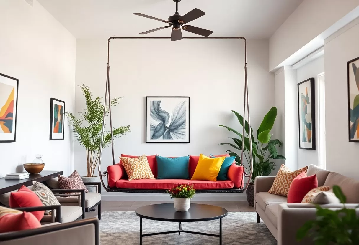 Swinging Style - Indoor Swings Add Playfulness and Relaxation to Living ...
